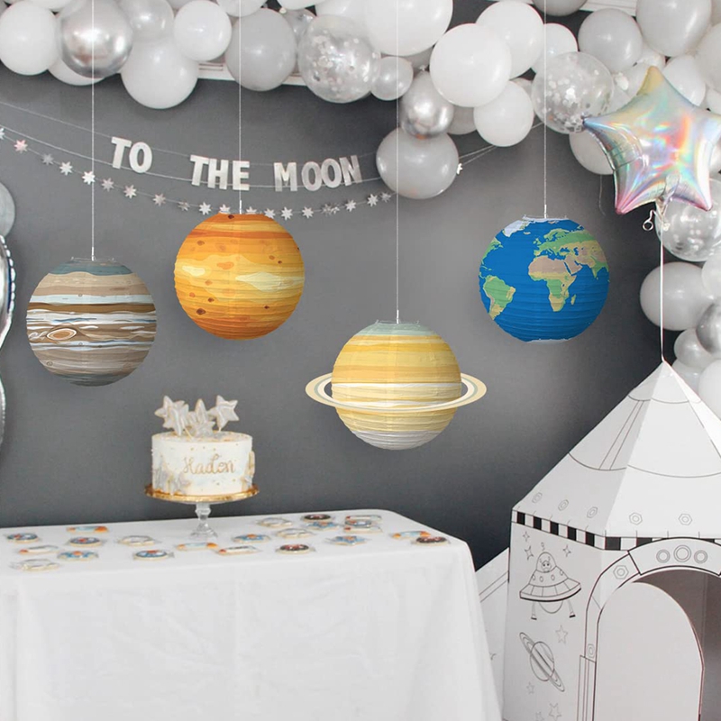 30CM Planet Paper Lanterns Solar System Planets Lantern for Kids Mid ...