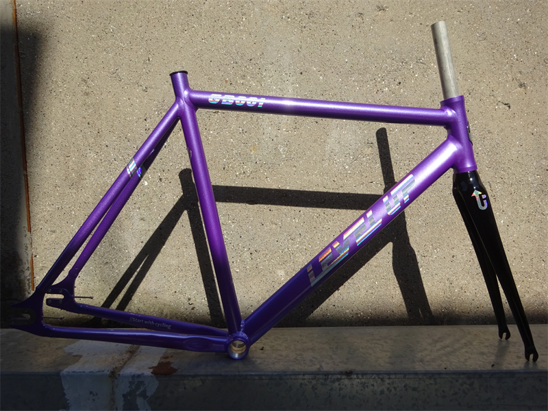 LEVEL UP Frame GB001 Fixed Gear 700c Aluminum 49cm 52cm 55cm Single ...