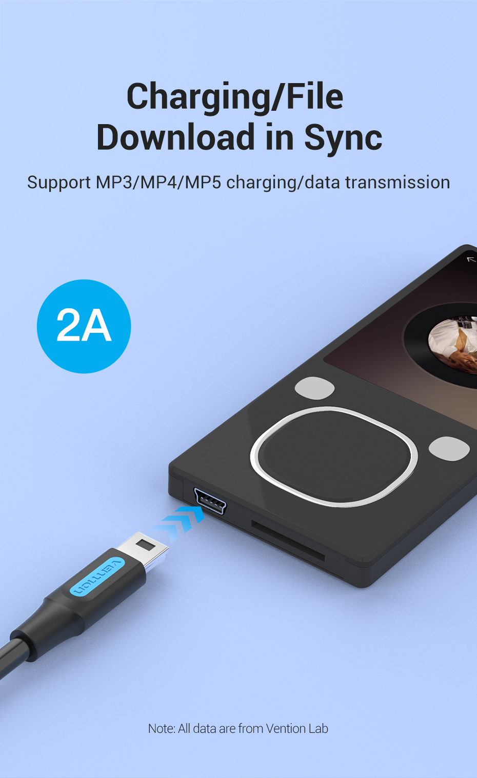 Vention USB C to Mini USB Cable for Phone Laptop Carmera DV Car ...