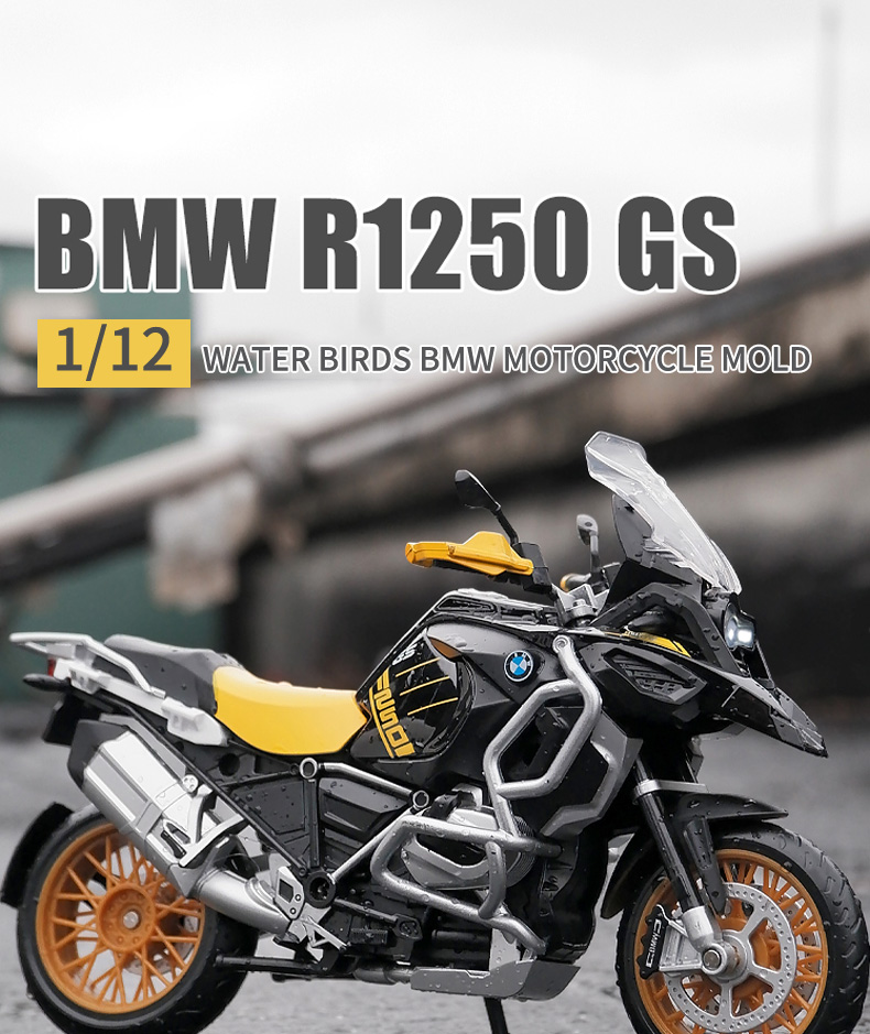 CCA 1:12 Scale Motor BMW R1250GS Alloy Diecast Motorcycle Model ...