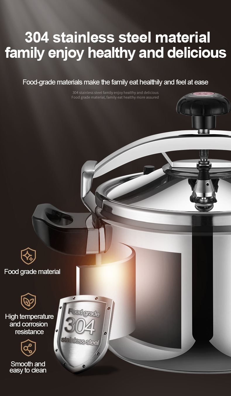 Commercial Pressure Cooker High Quality 304 Stainless Steel Large ...
