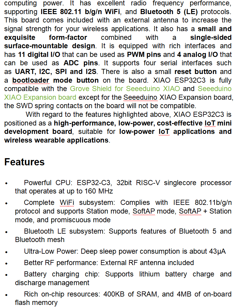 Original authentic Seeed Studio XIAO ESP32C3 xiao esp32 c3thumb WIFI ...