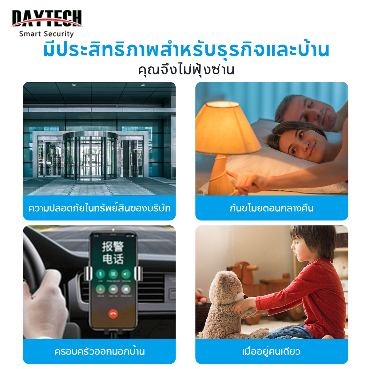 Daytech Wireless GSM Alarm System with Door Sensor Motion Detector TA01 ...