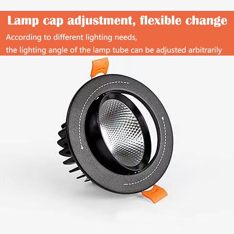 Super bright embedded LED tube light COB 5W 7W 12W LED spotlight LED ...