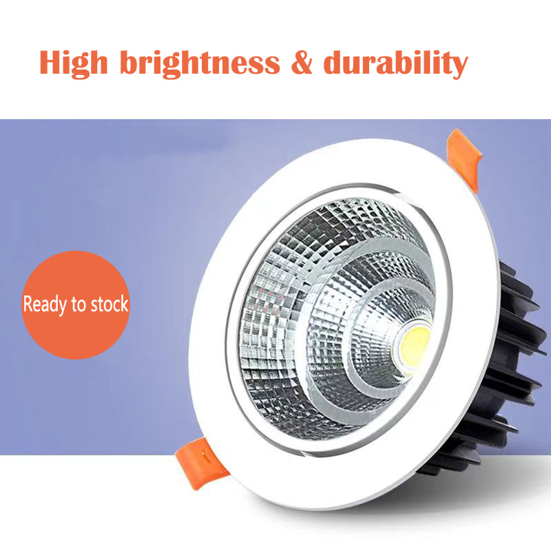 Super bright embedded LED tube light COB 5W 7W 12W LED spotlight LED ...