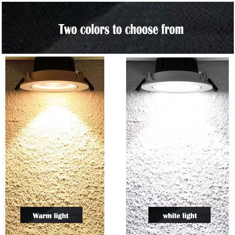 Super bright embedded LED tube light COB 5W 7W 12W LED spotlight LED ...