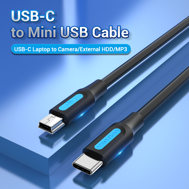 Vention USB C to Mini USB Cable for Phone Laptop Carmera DV Car ...