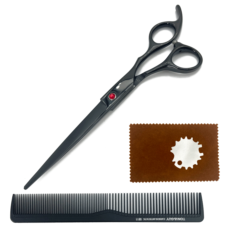 wingsbro 7.0 Inch Hairdressing Scissors , Professional Black Titanium ...