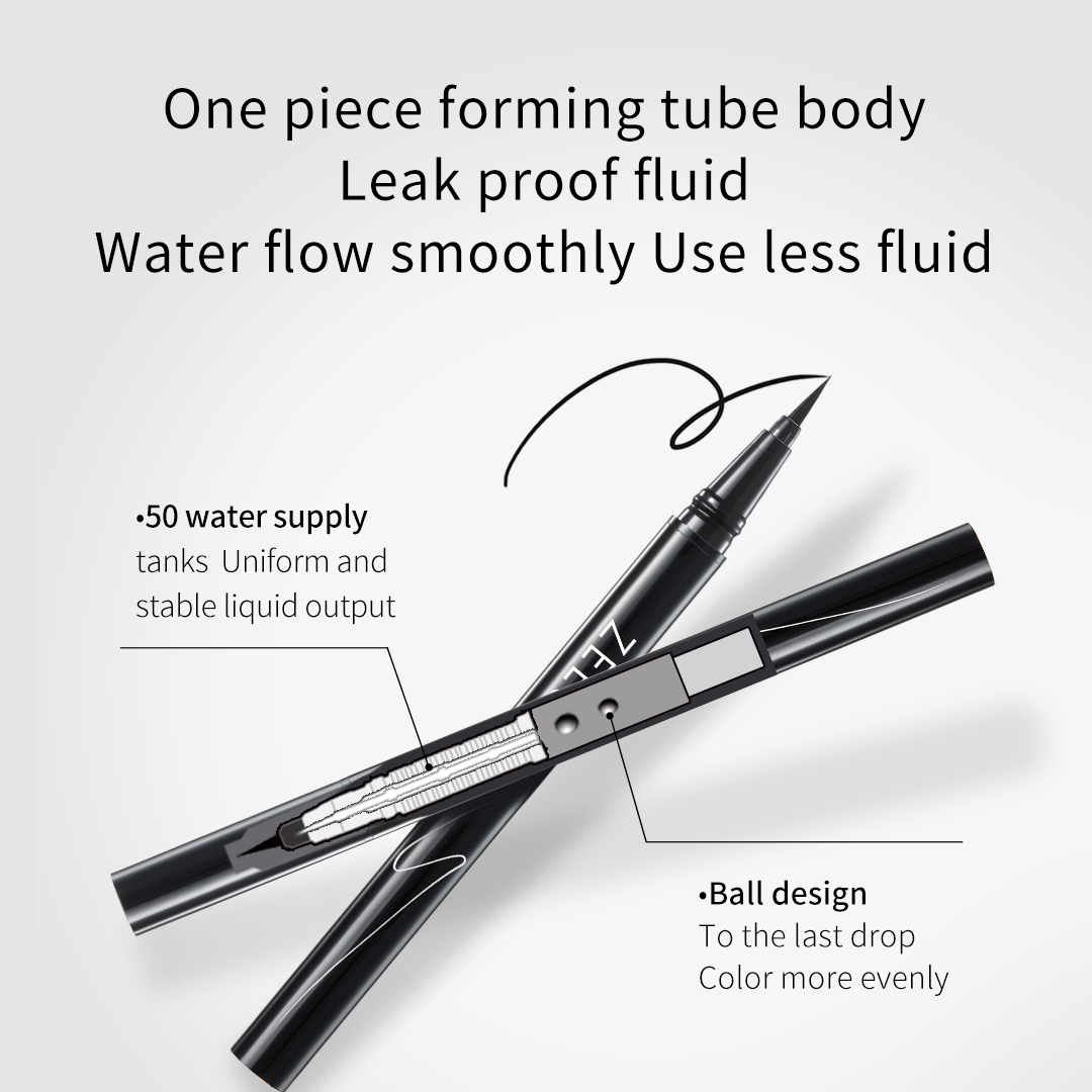 ZEESEA Long Lasting Eyeliner Black 10H Waterproof Long Lasting Eyeliner Highly Pigmented Eye ...