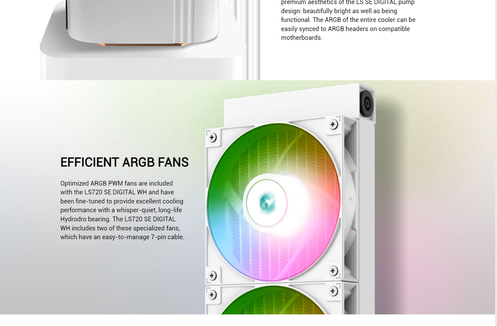 Deepcool LS720 SE Digital / LS520 SE Digital CPU Aio Cooler Liquid ...