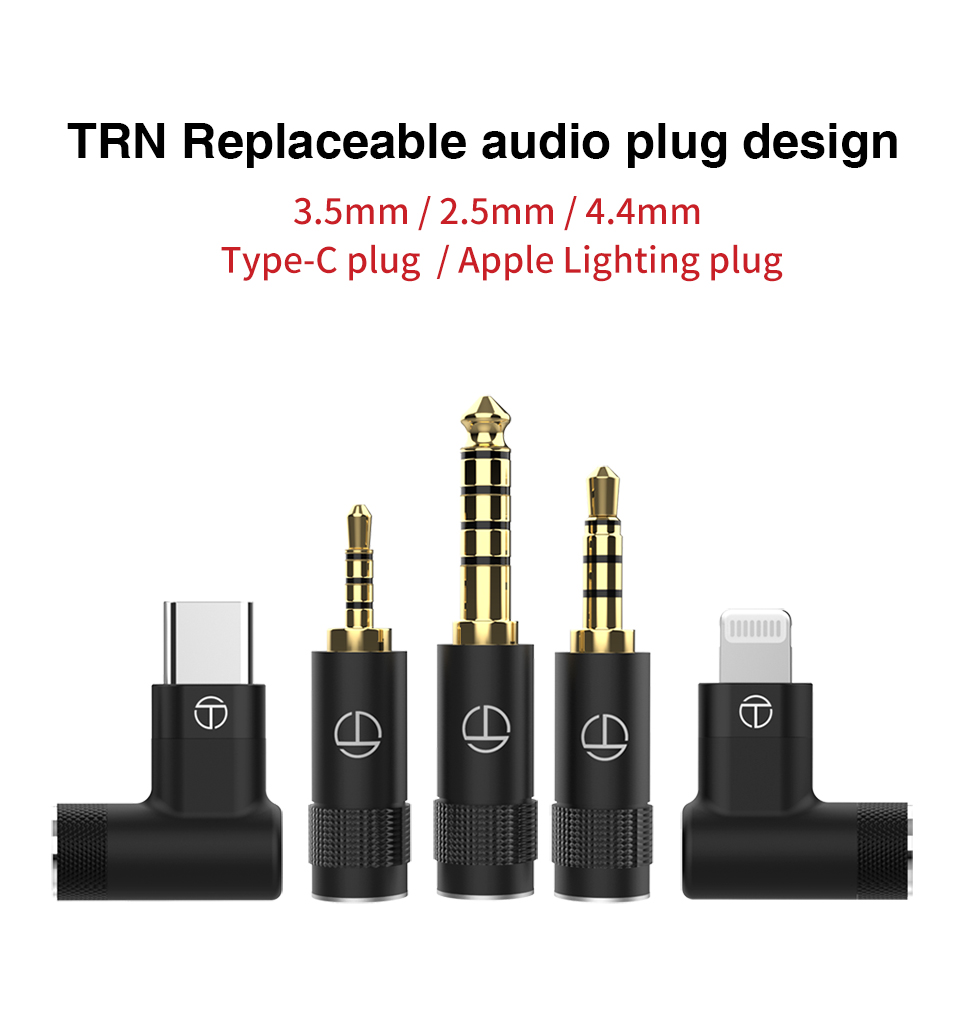 TRN 3.5MM 2.5MM 4.4MM Type-C Plug Replaceableaudio Plug For TN Redchain ...