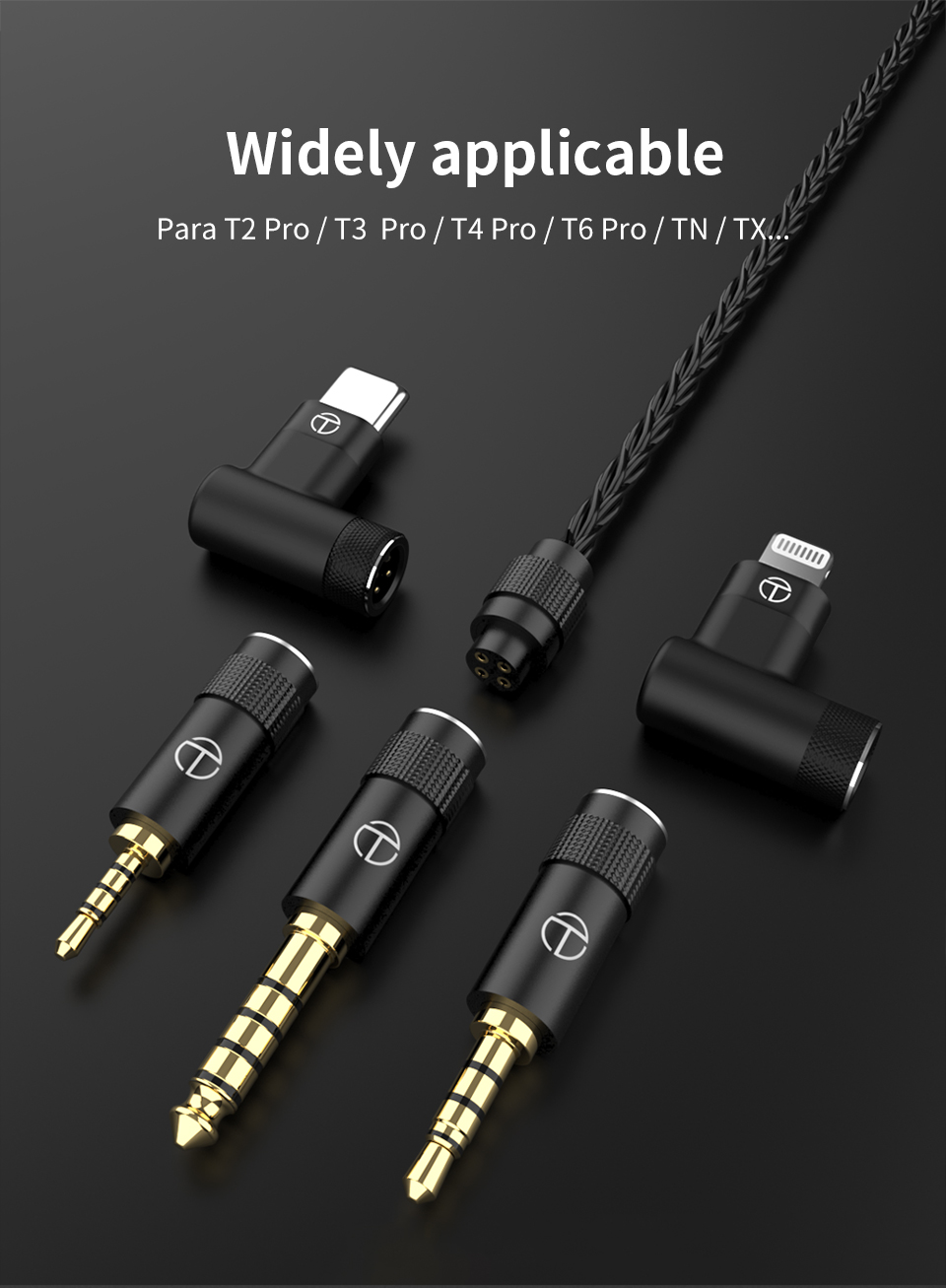 TRN 3.5MM 2.5MM 4.4MM Type-C Plug Replaceableaudio Plug For TN Redchain ...