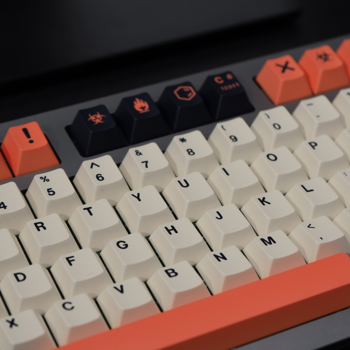 -LW- GMK Carbon PBT Keycaps CHERRY Profile Mechanical Keyboard Currency ...