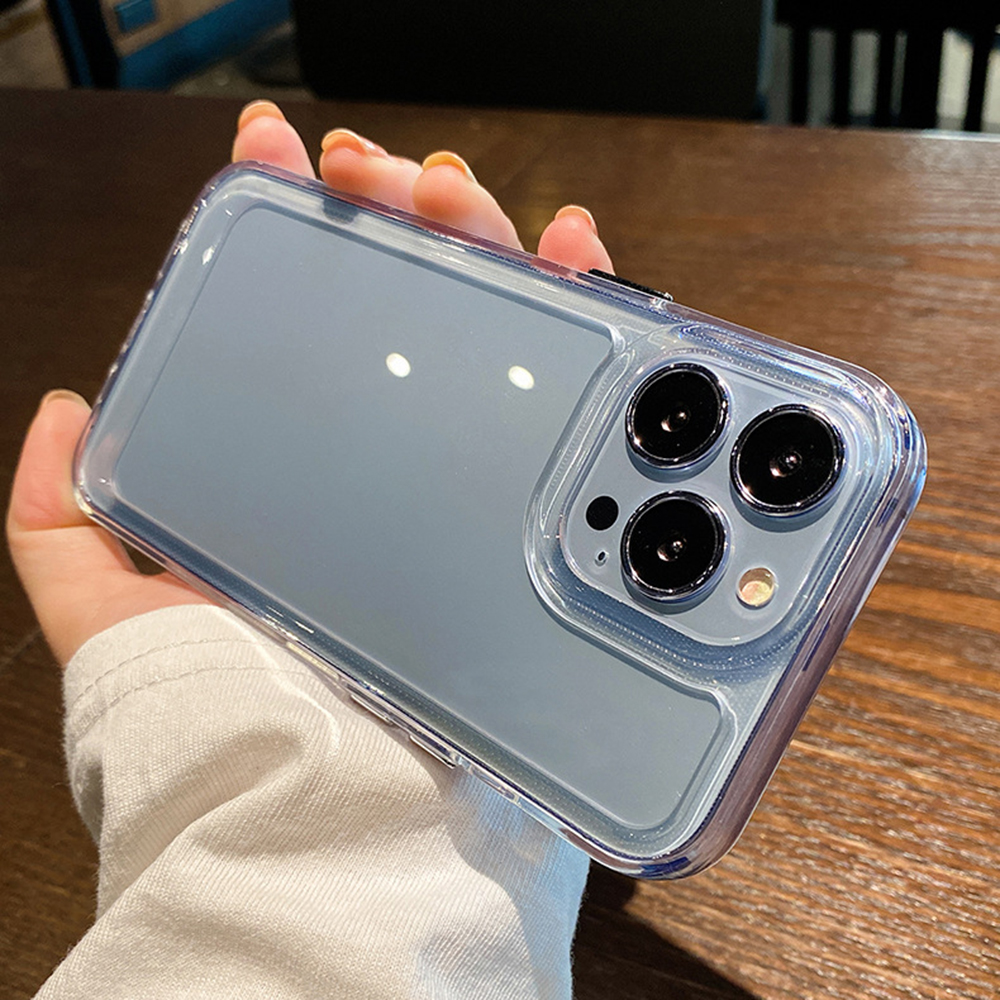 Thicken Transparent Hard Acrylic Phone Case For iPhone 16 15 14 13 12 ...