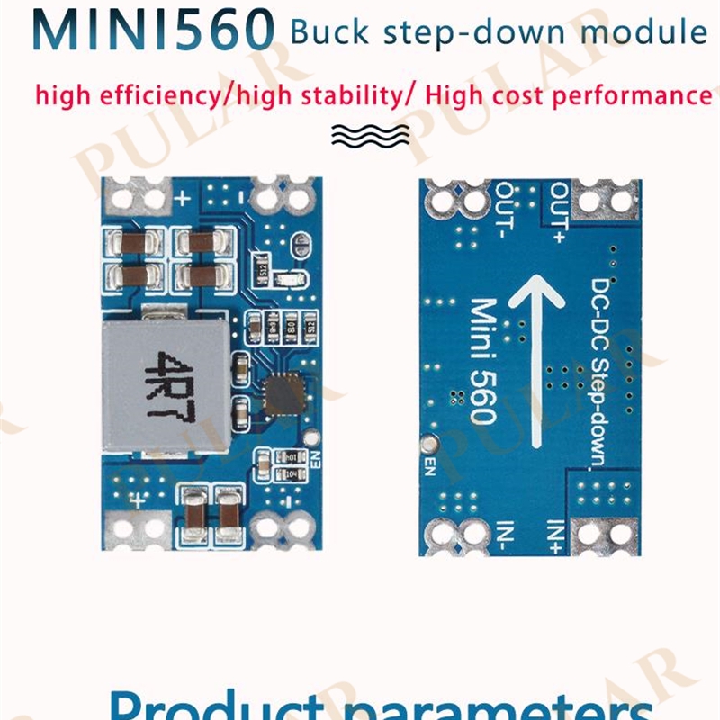 Mini560 / Pro 5A High Efficiency Output 3.3V 5V 9V 12V Step Down DC-DC ...