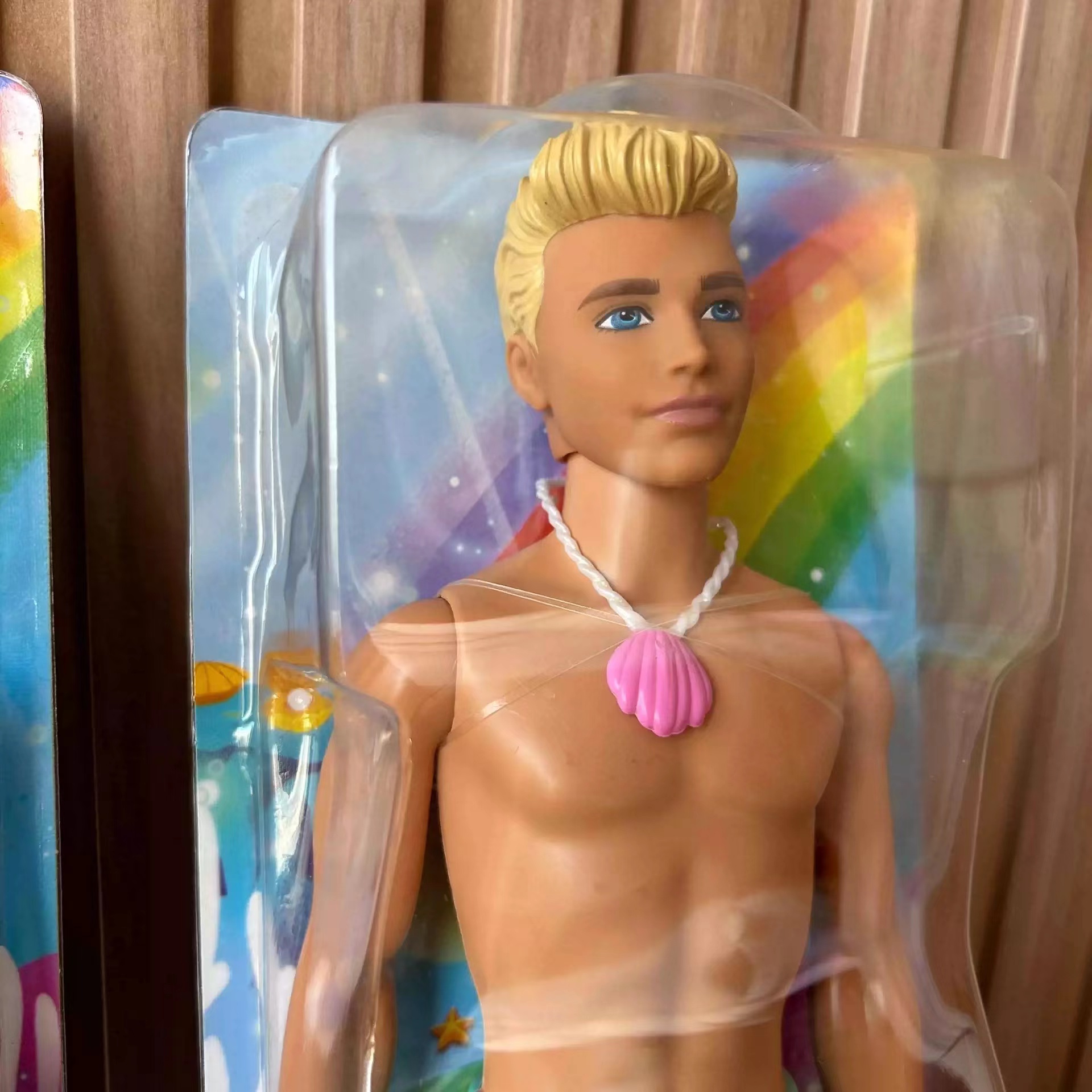 Barbie Dreamtopia Merman Doll, Approx. 12-Inch with Blue Rainbow Tail ...