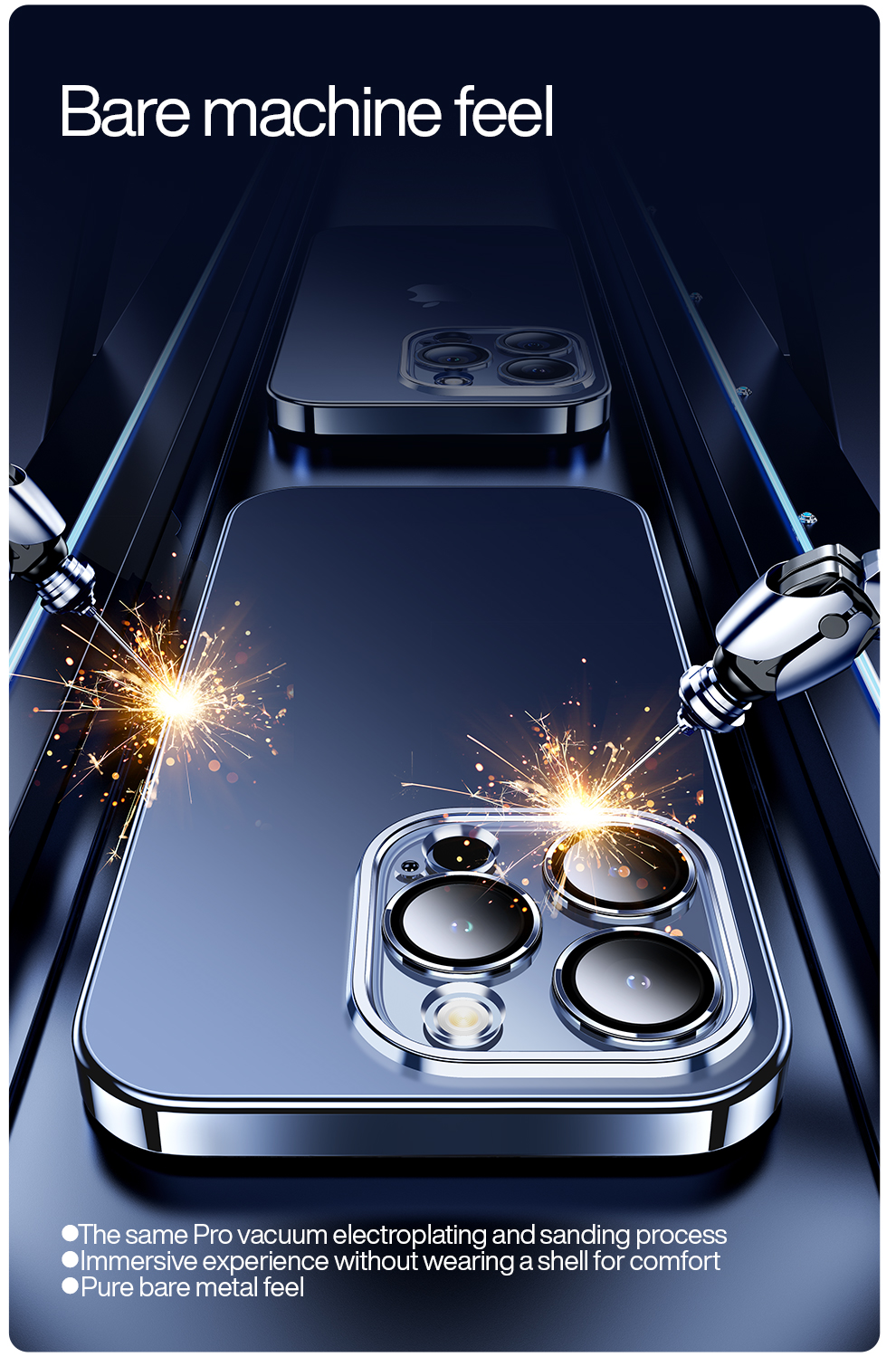 SmartDevil Crystal Plated Matte Case For iPhone15/15Plus/15Pro/15ProMax ...