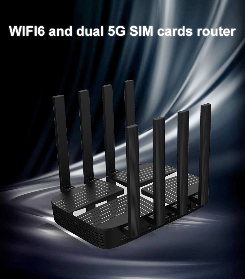 ZBT 8102-M.2-S 5G Wifi6 AX3000 Router Mesh System Modem 1WAN+4LAN 1000M ...