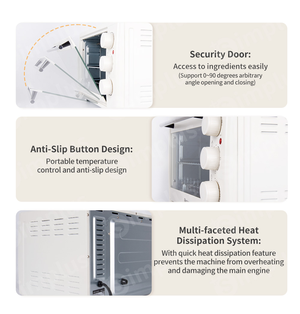 Simplus Electric Oven Multi-function Baking Machine 30L Large Capacity ...