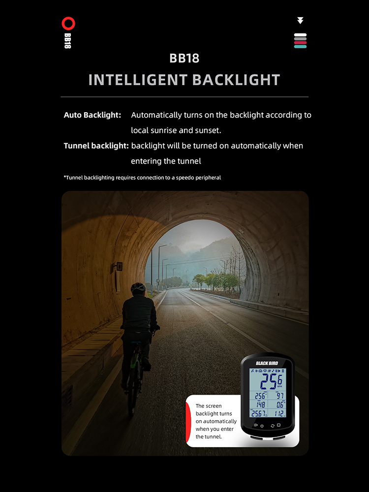 Blackbird BB18 Bike speedometer wireless water proof IPX7 Type-C ...