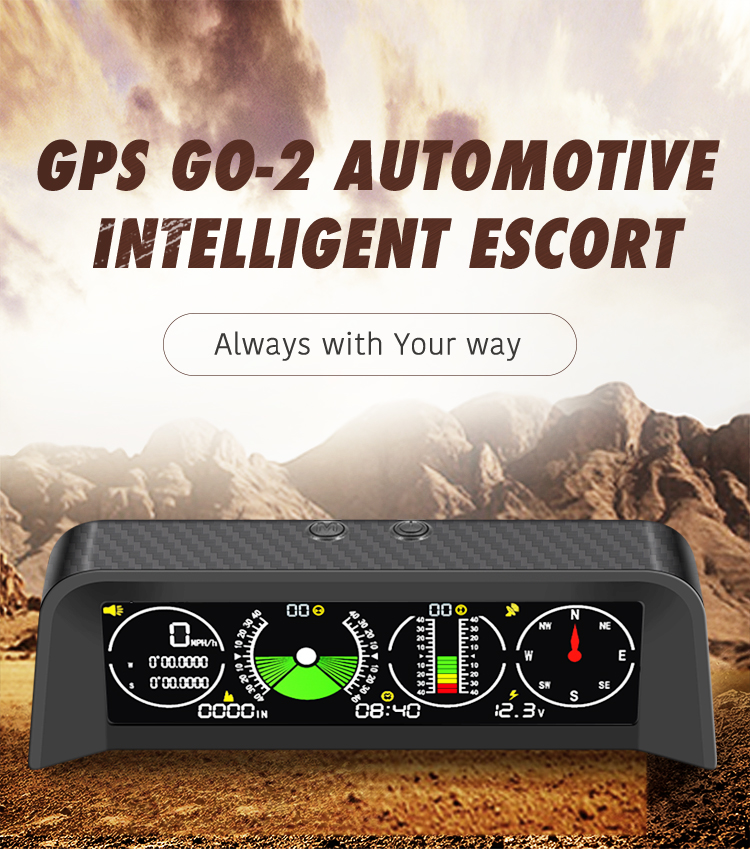 X90 GPS Car monitor HUD Smart Car GPS Slope Meter Speedometer Auto ...