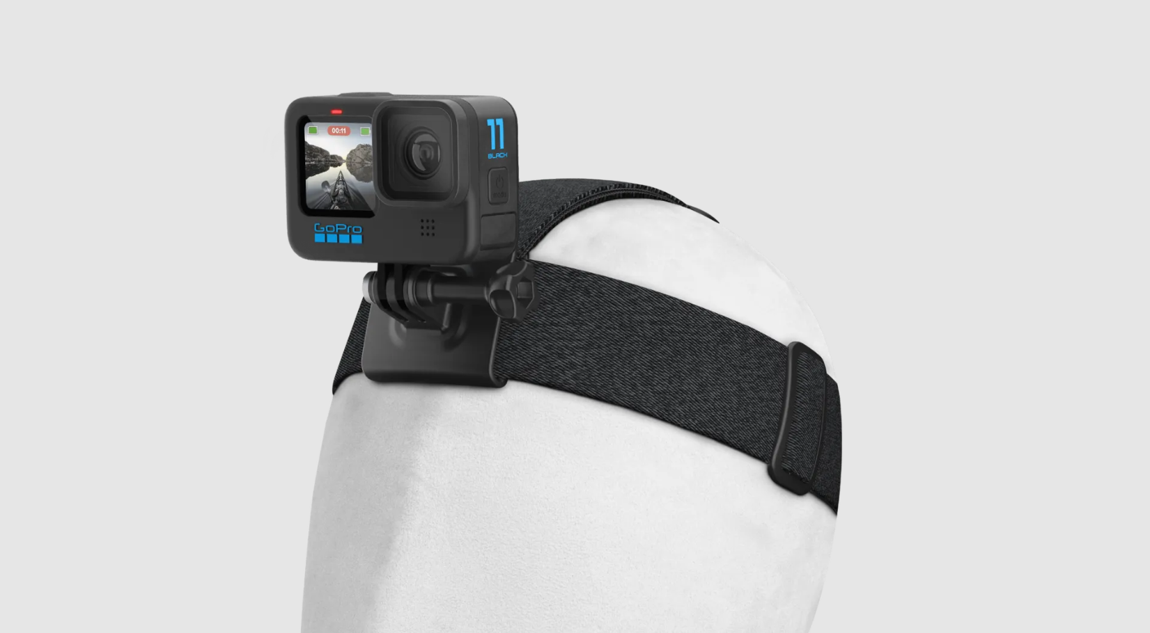 GoPro go pro Head Strap 2.0，Three different mounting setups，top strap ...
