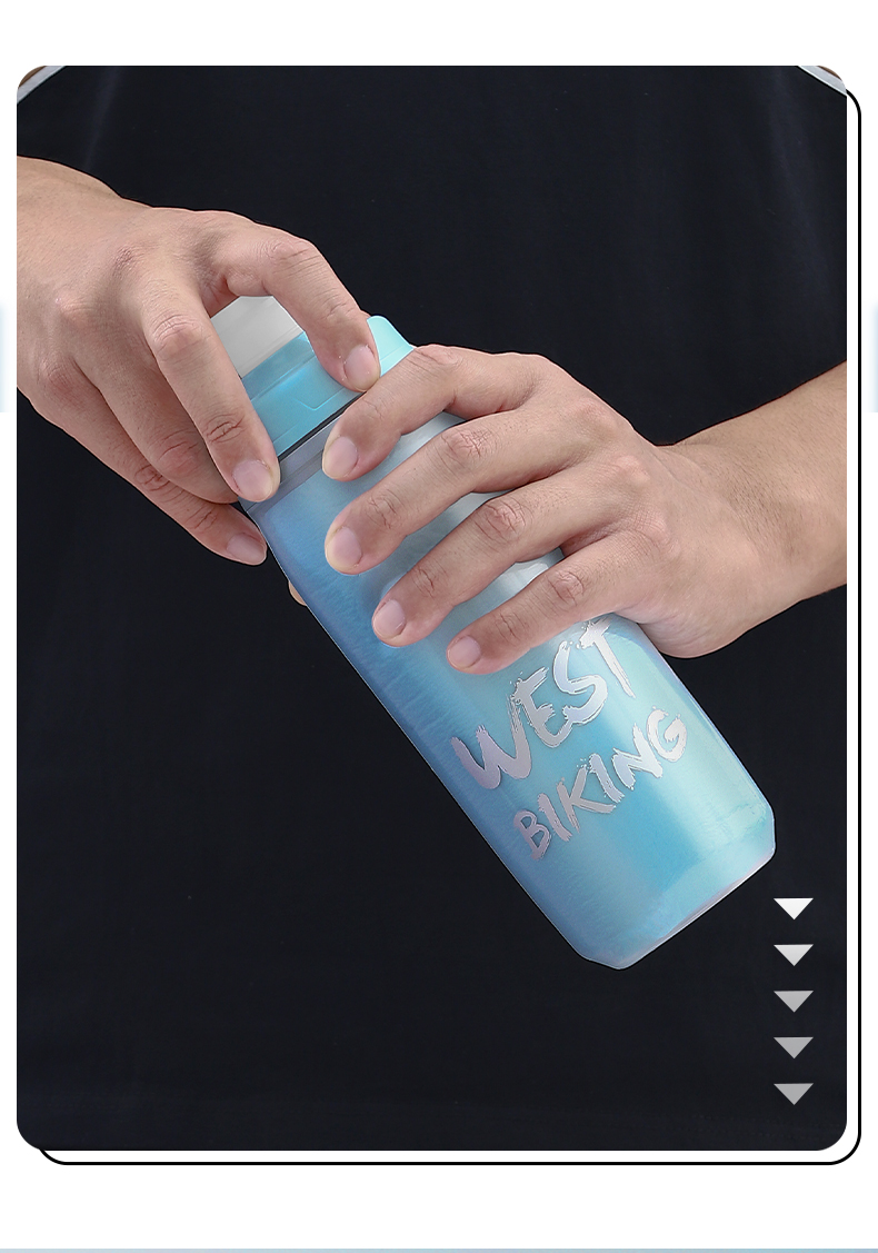 WEST BIKING Cycling Cold Water Insulated Bottle MTB Road Bike Thermal ...