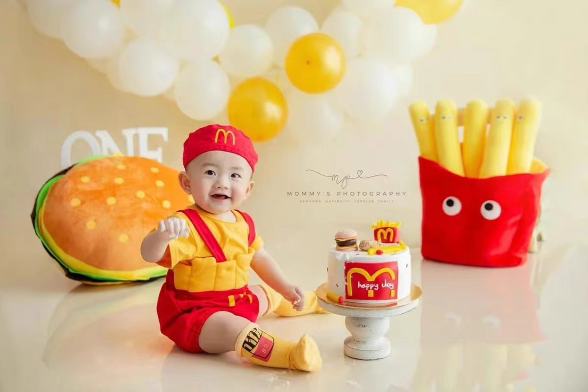 ANGELIKE Baby Clothes for Boy Mcdo Outfits Food Themed French Fries ...