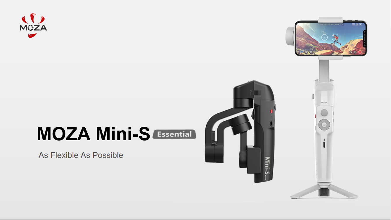 MOZA Mini-S Essential foldable 3-axis Gimbal stabilizer intelligent following Vlogging suitable ...