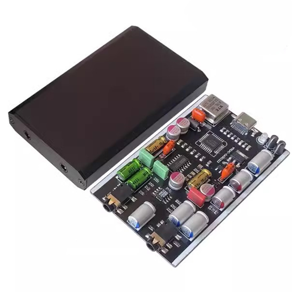 ES9023DAC Computer USB Sound Card Decoder 3.5mm Audio Output Support ...