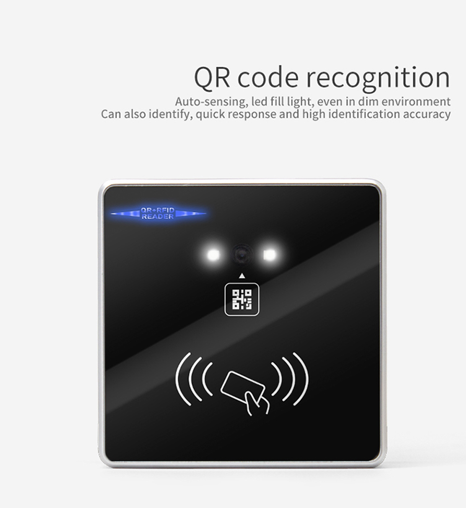 Smart QR Code Scan ID/IC RFID access control reader for Attendance and ...
