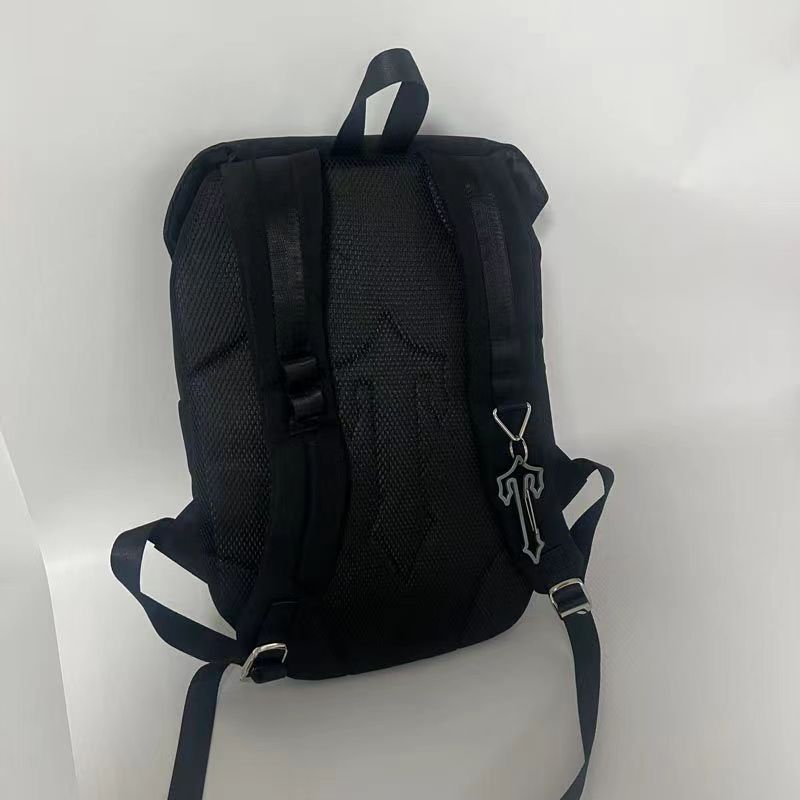 Trapstar New Style Large Capacity Metal Buckle Black Backpack/Fashion ...
