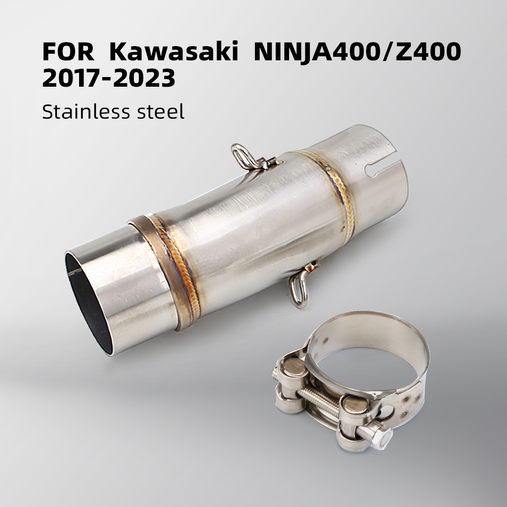 for 2017-2022 ninja400 z400 titanium alloy exhaust link pipe 51mm ...