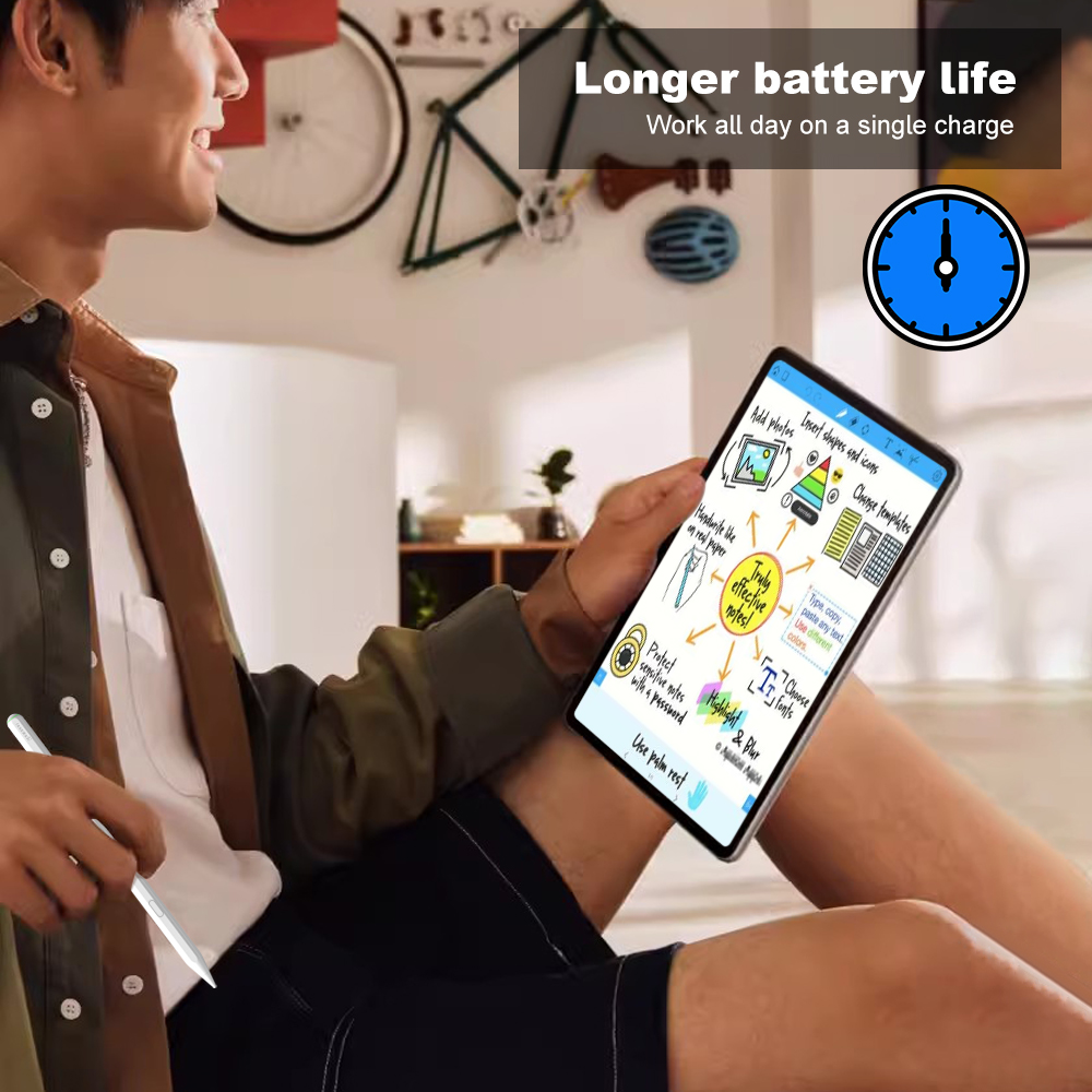 GOOJODOQ GD13 Pro Stylus Pencil for iPad with One key return key Auto ...
