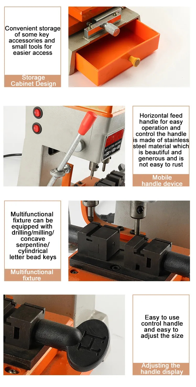 Key copying cutting Drill Machine 368A key Duplicating machine Key ...