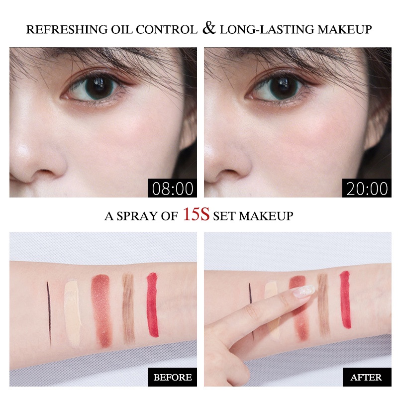 Makeup Setting Spray Long-lasting Fixing Oil Control 100ml | Shopee ...