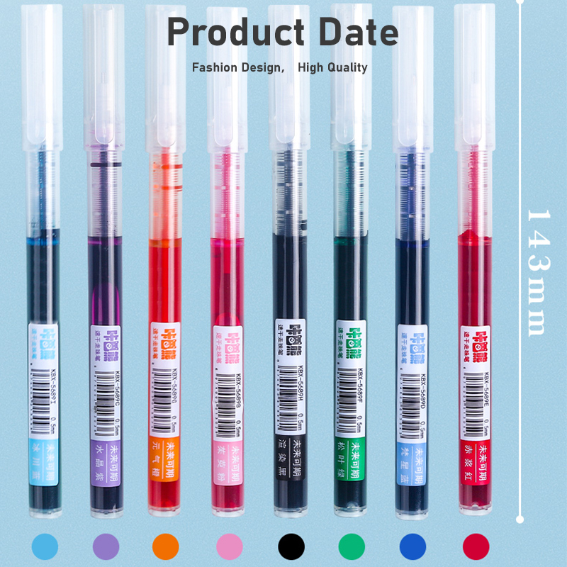 40PCS/Set Assorted Colors Gel Pen Liquid Ink Pen Smooth Writing Pen ...