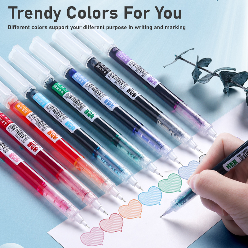 40PCS/Set Assorted Colors Gel Pen Liquid Ink Pen Smooth Writing Pen ...