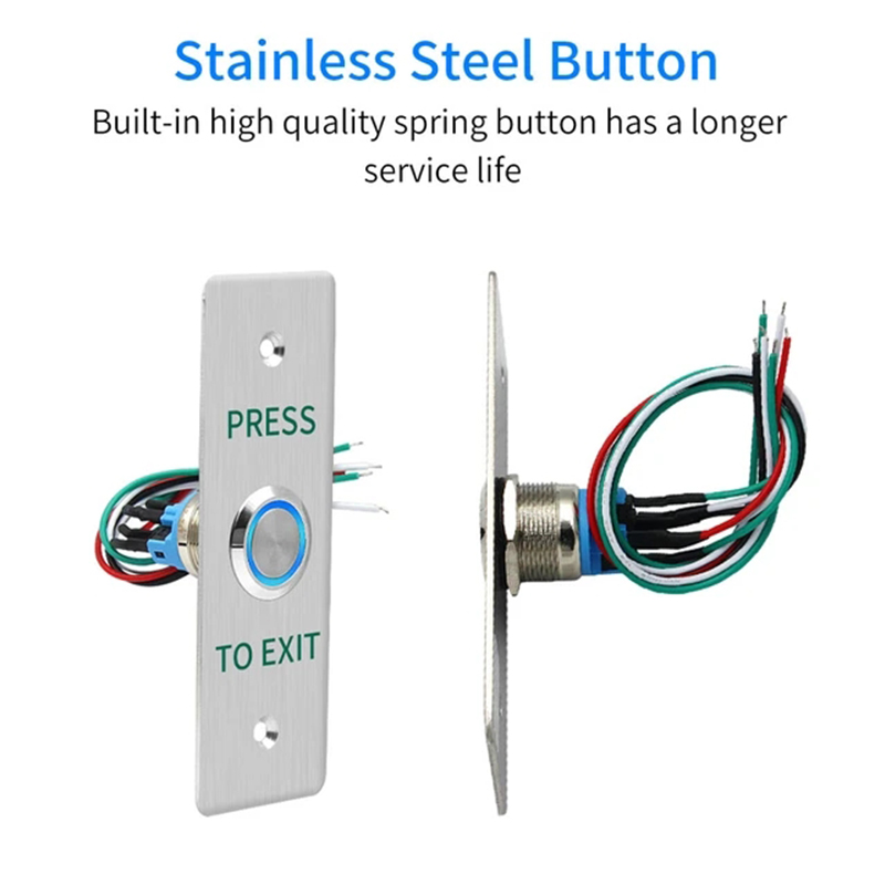 Waterproof Door Push Exit Button Gate Release Switch Opener COM NC NO ...