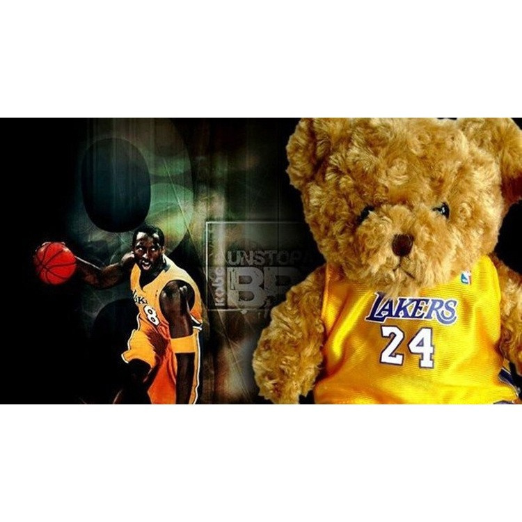 Cute NBA Bear Plush Toy Lovely Stuffed NBA Souvenir Bear Plushies ...