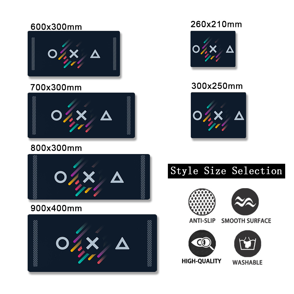 Playstation Style Mouse pad | Extended Gaming Mousepad | Waterproof Non ...