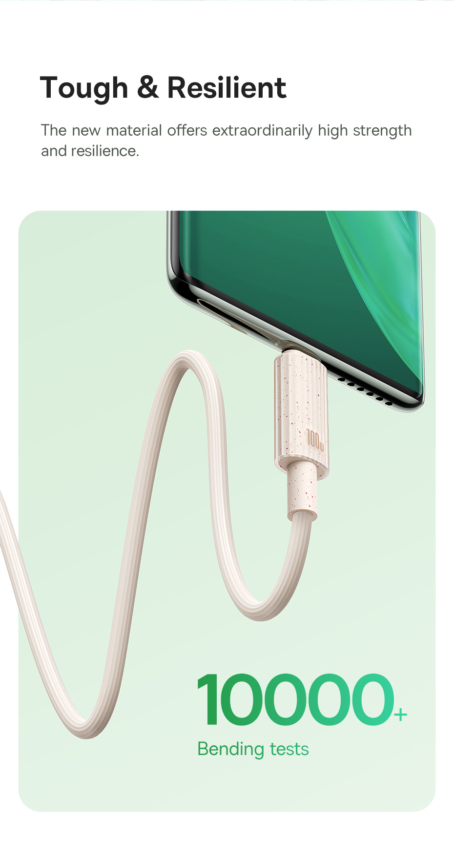 Baseus 100W Fast Charging Cable USB to Type-C For Huawei Honor Xiaomi ...
