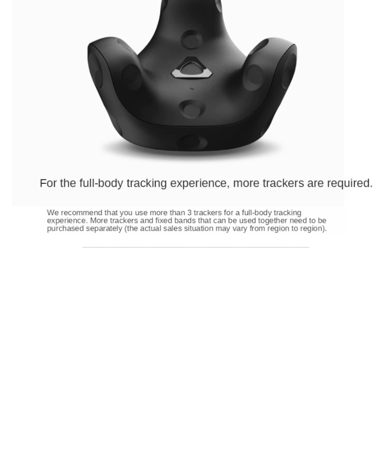 Htc VIVE Tracker 3.0 Tracker 3rd Generation VIVE Facial Tracker VR Full ...
