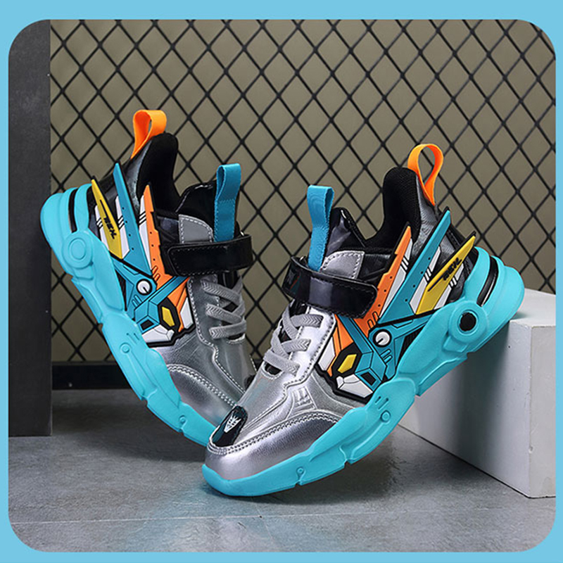 Sports Shoes for Kids Athletic Trainers Boys and Girls Casual Running ...