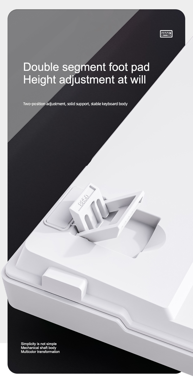 CPSTECH K3 MAX Mechanical Keyboard 100% 98 Keys 100 Type-C Wired ...