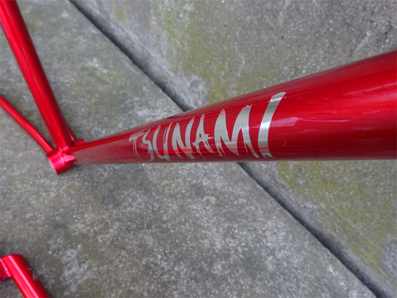 SNM4130 TSUNAMI CR-MO Fixed Gear Frame and Fork SNM Chrome Molybdenum ...