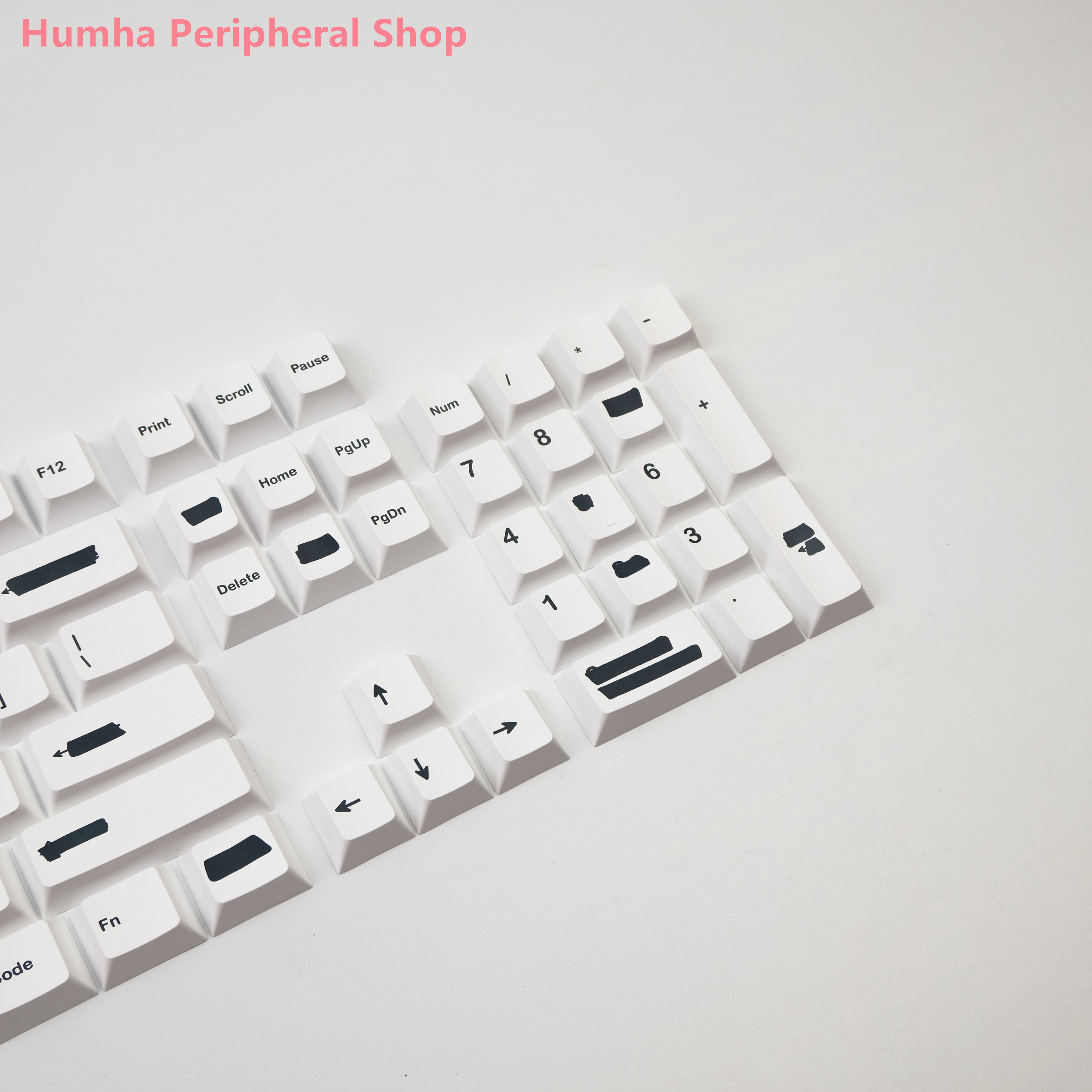 Humha Redacted R2 keycaps PBT material Dye-Sublimation Cherry profile ...