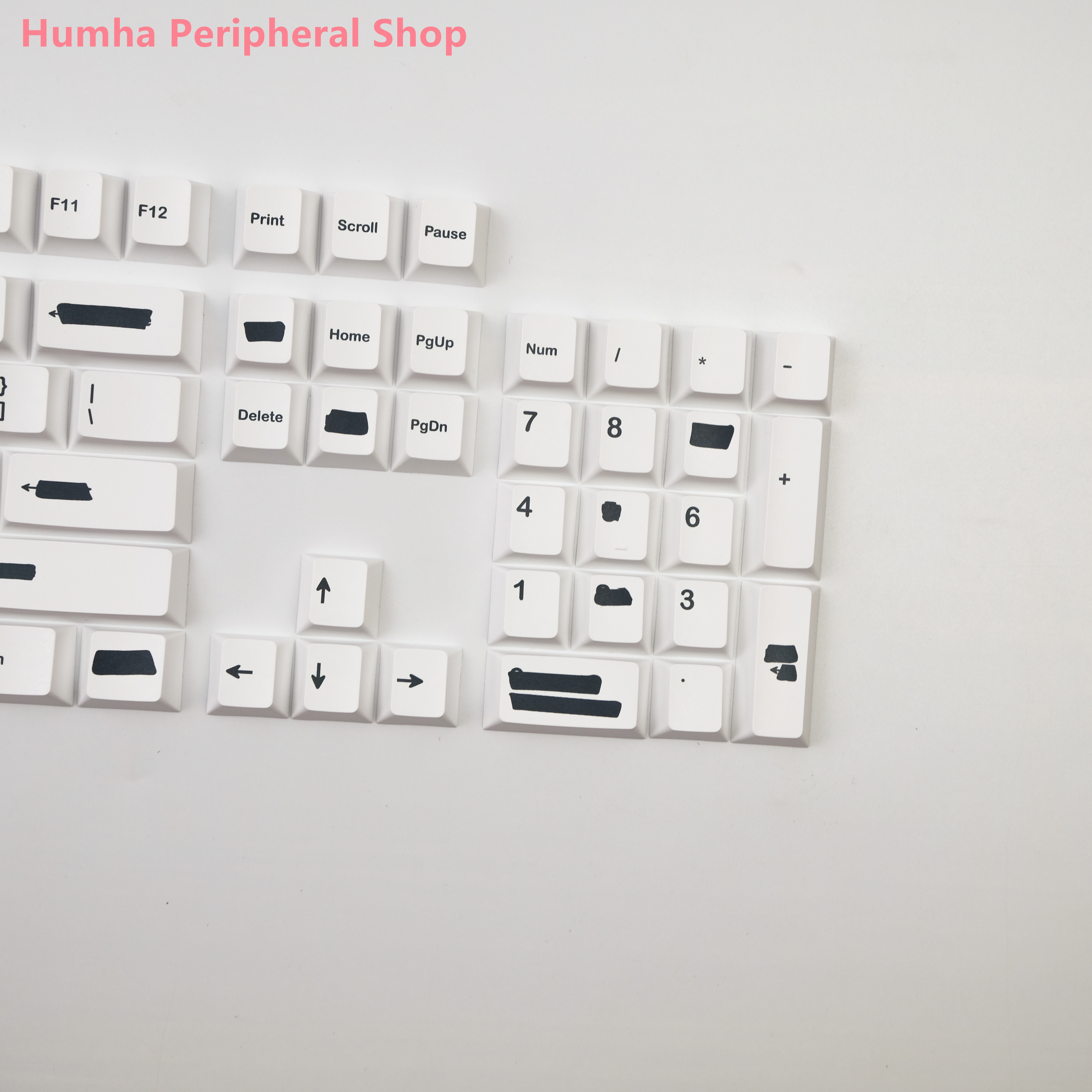 Humha Redacted R2 keycaps PBT material Dye-Sublimation Cherry profile ...