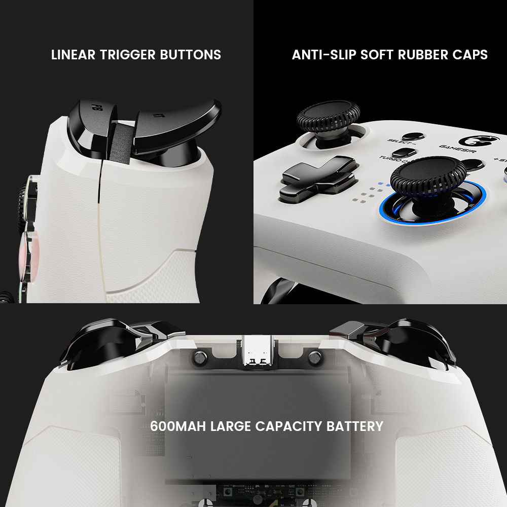 GameSir T4 Pro T4W Bluetooth Wireless Game Controller with USB receiver ...