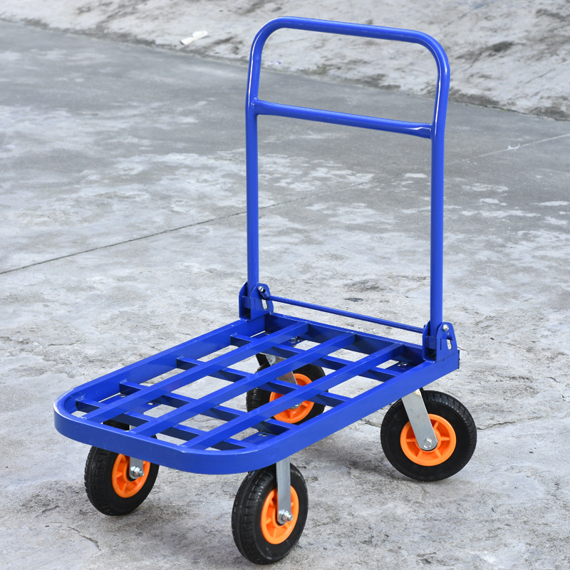 Platform Truck Hand Trolley Foldable Push Cart 550kg 120-cm x 65-cm ...
